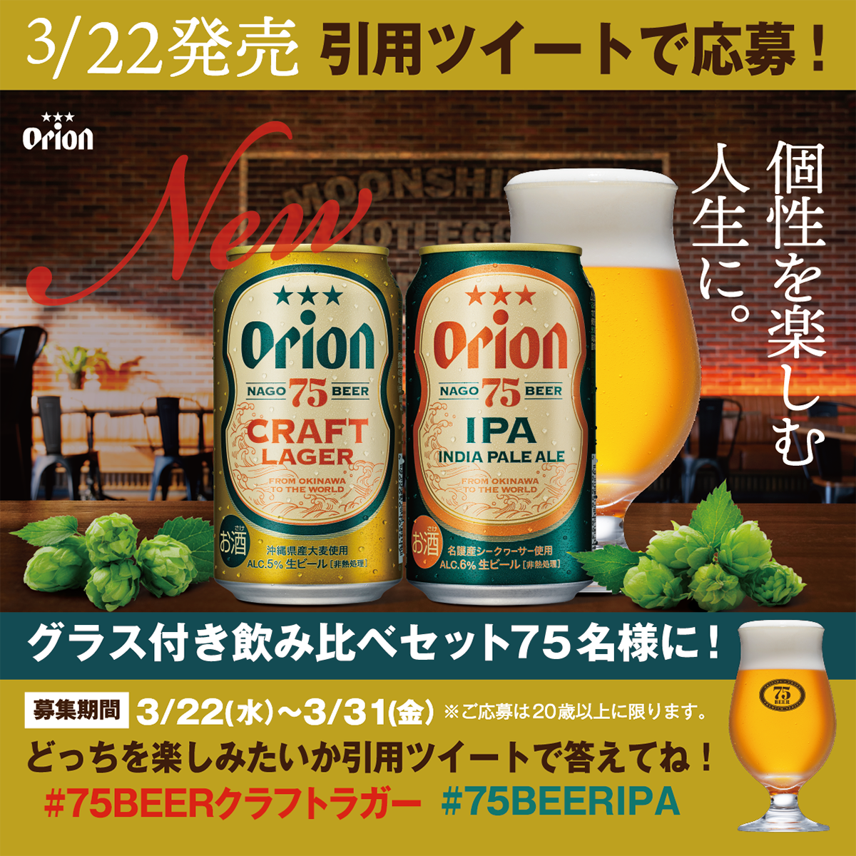 75BEERリニューアルキャンペーン